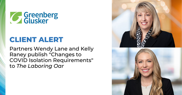 Changes to COVID Isolation Requirements | The Laboring Oar®